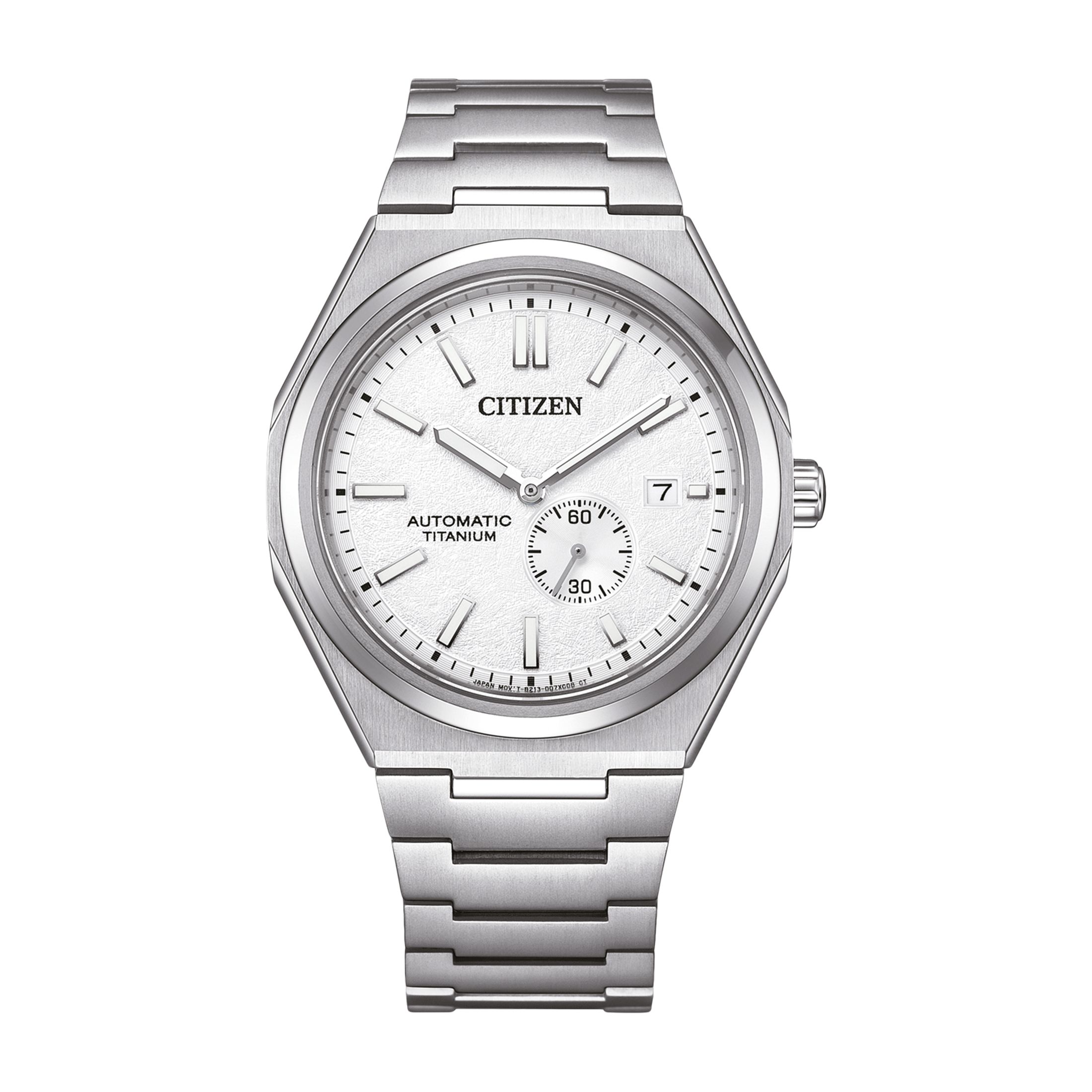 Montre Citizen Super Titanium automatique blanche NJ0180-80A - Lepage
