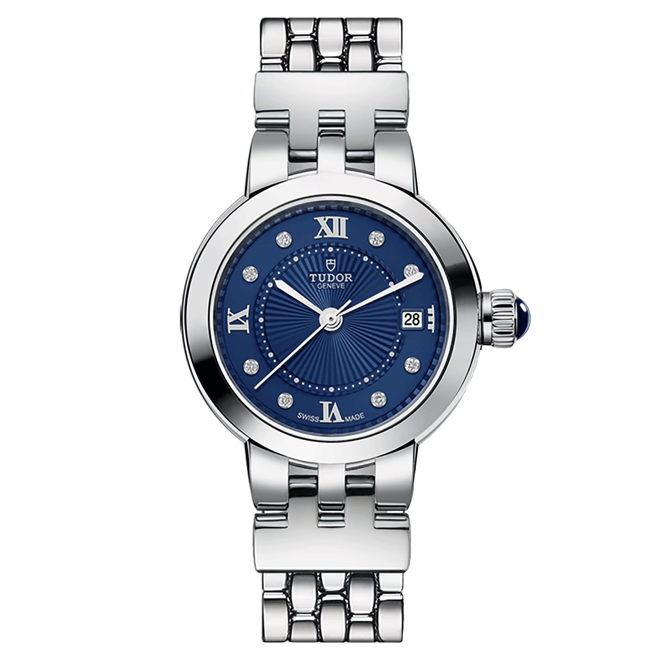 Tudor Clair de Rose automatic watch 26 mm diamonds M35200-0010 - Lepage