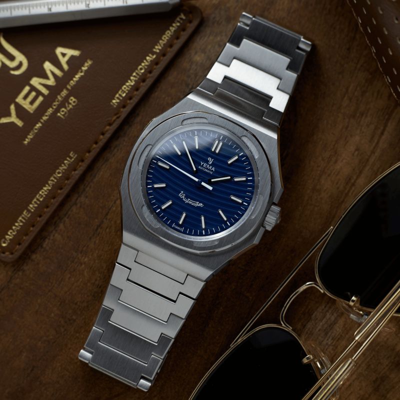 Montre Wristmaster Traveller Micro-Rotor Bleue YWTR22-GMS - Lepage