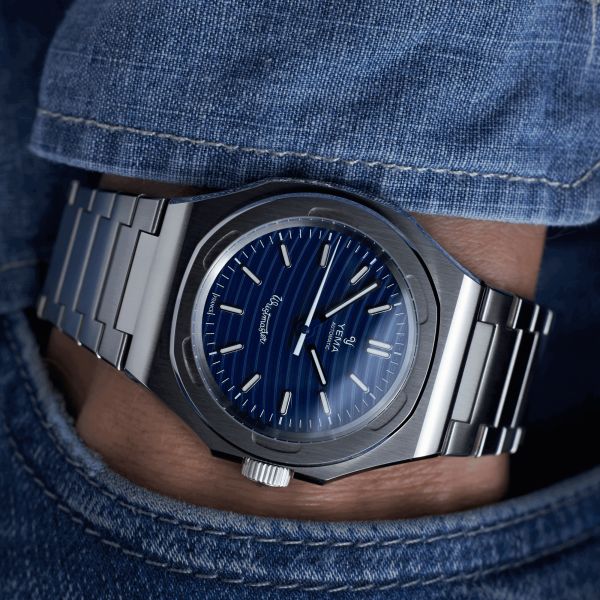 Wristmaster Traveller Micro-Rotor Blue YWTR22-GMS - Lepage
