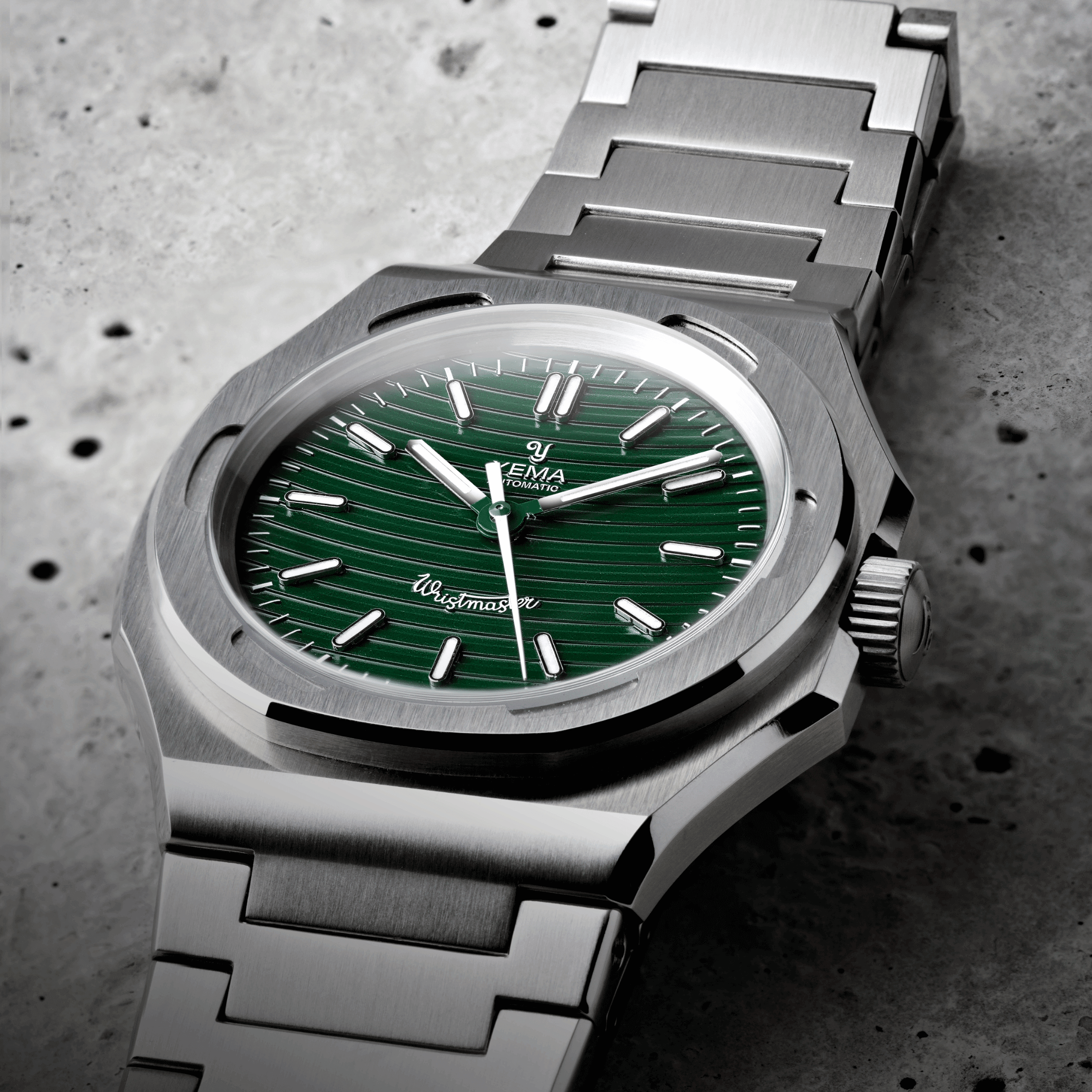 Wristmaster Traveller Micro-Rotor Green YWTR22-ZMS - Lepage