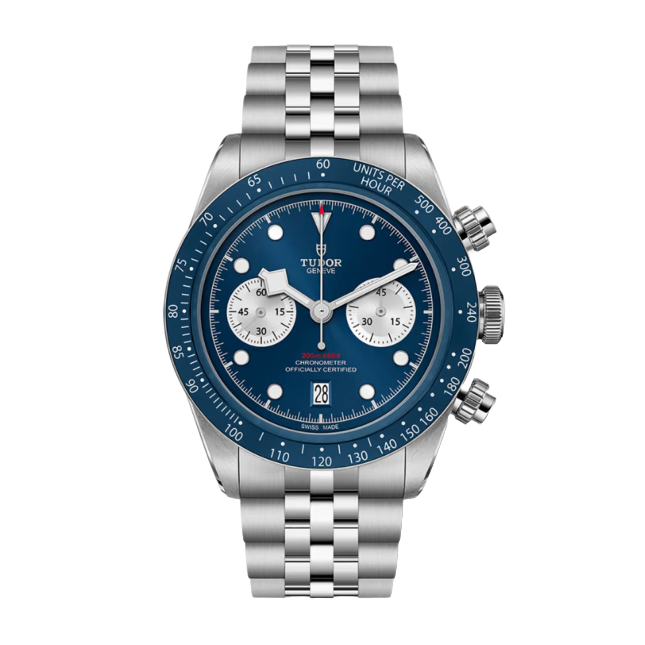 Montre Tudor Black Bay Chrono automatique cadran bleu M79360B-0002 - Lepage