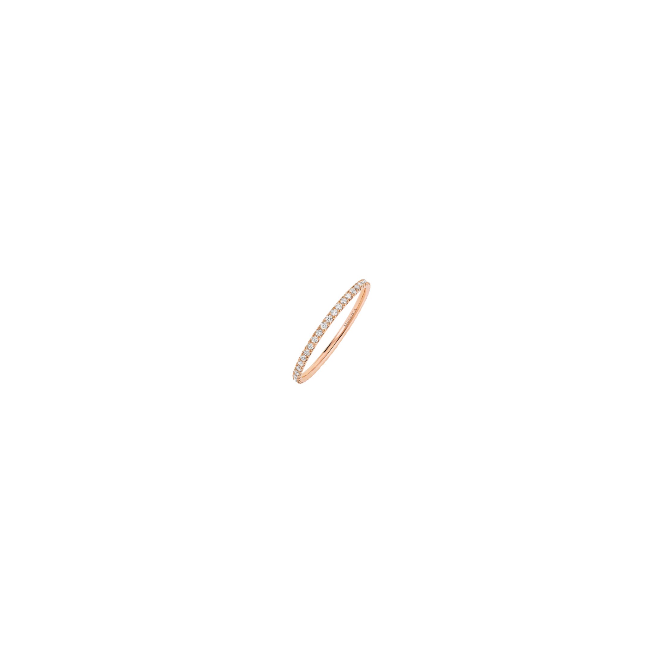 Messika Wedding Ring Gatsby XS pink gold diamonds 5064R - Lepage
