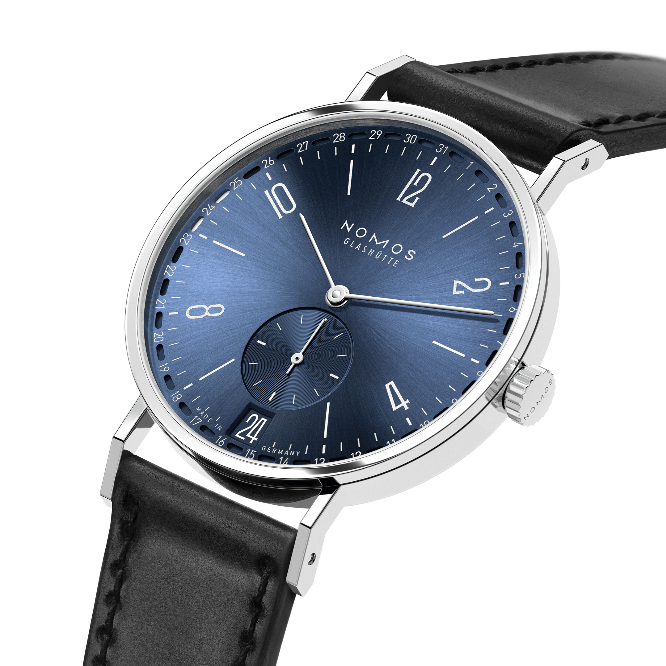 Nomos Tangente 2date Blue reference 136 - Lepage