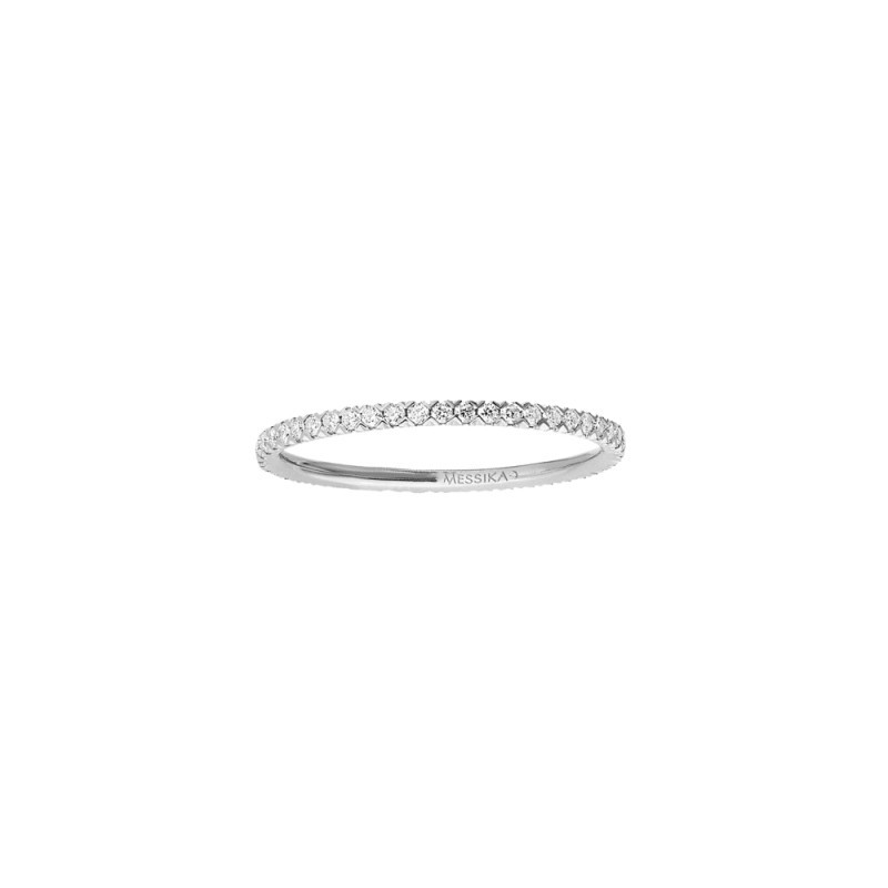 Messika Gatsby wedding ring white gold diamonds 4036G - Lepage