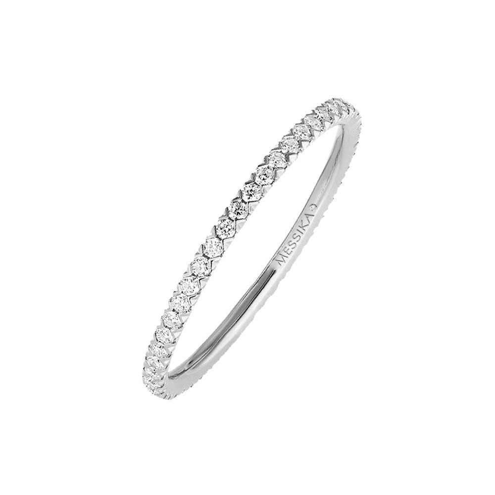 Messika Gatsby wedding ring white gold diamonds 4036G - Lepage