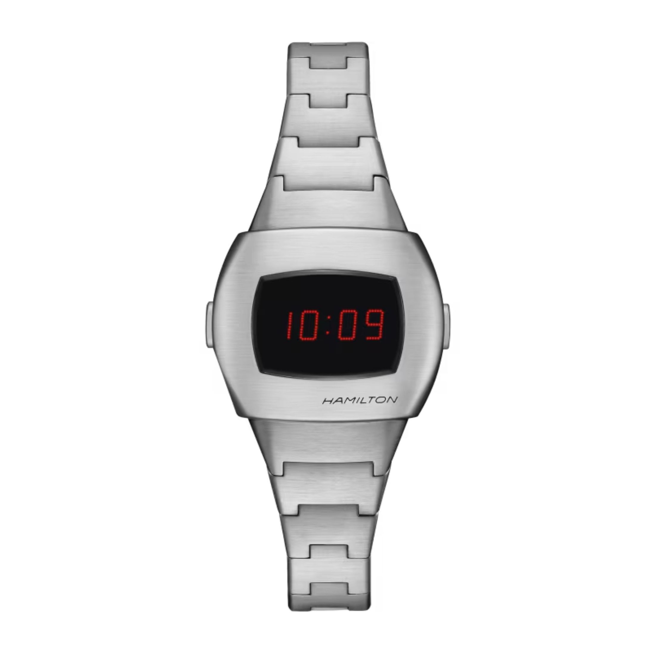 Hamilton PSR 74 Digital quartz steel watch LCD and Oled display ...