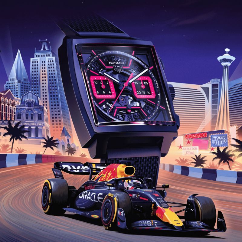 TAG Heuer Monaco Skeleton "Pink" CBL218B.FT6236 - Lepage