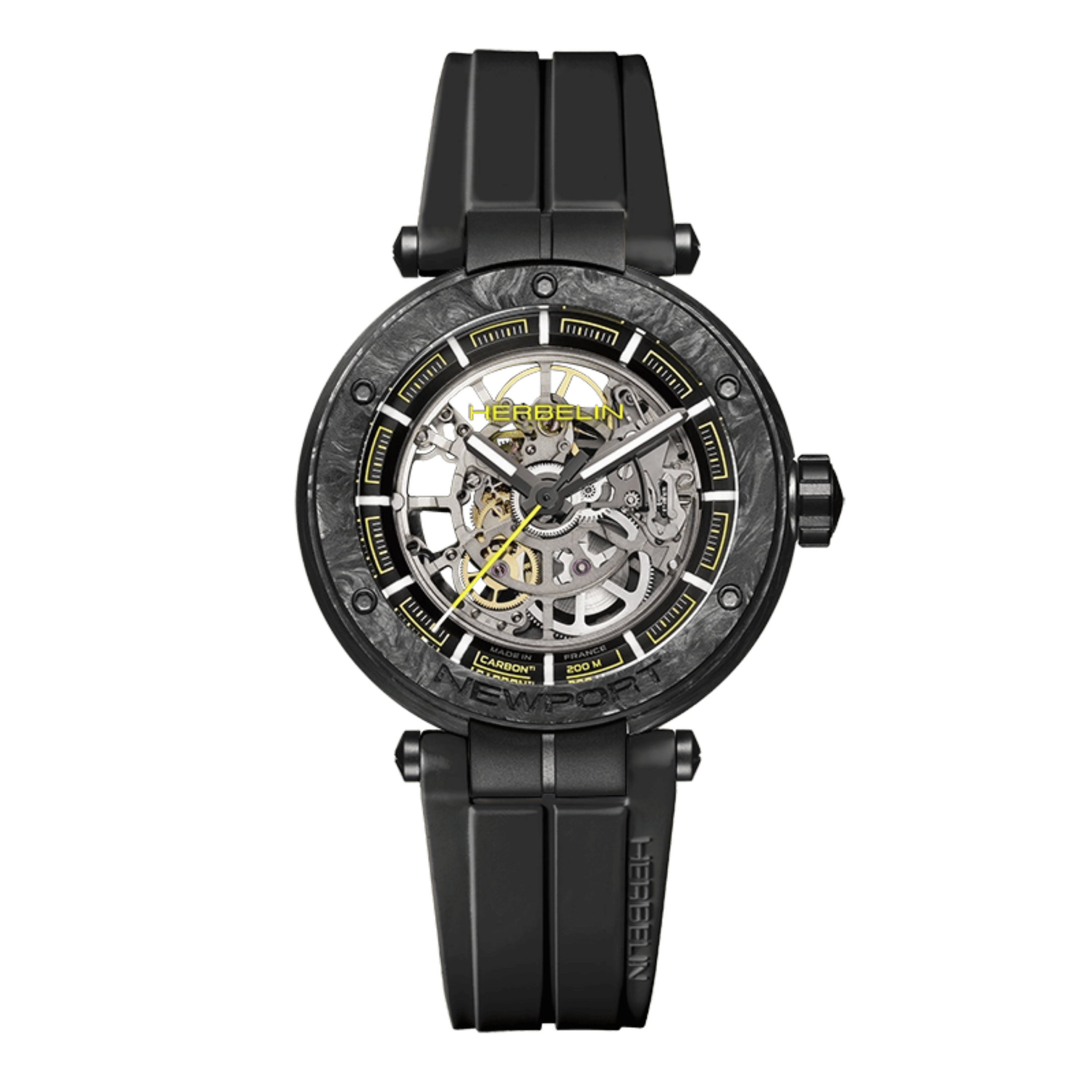 Montre Herbelin Newport Carbone Titane Squelette 1888SQCTN14CA - Lepage