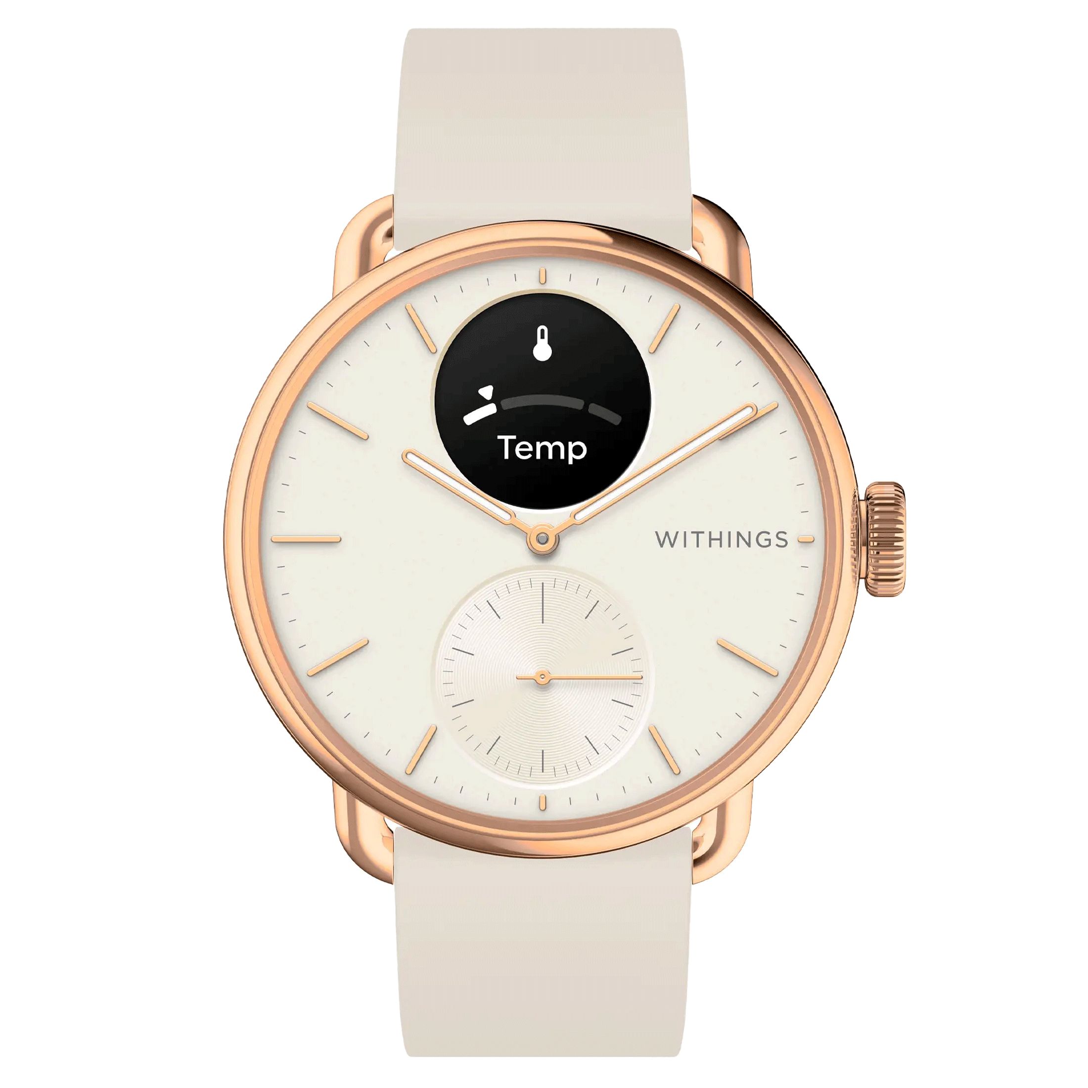Withings ScanWatch 2 Rose Gold Watch 38 mm WSW 238 ROWHI - Lepage