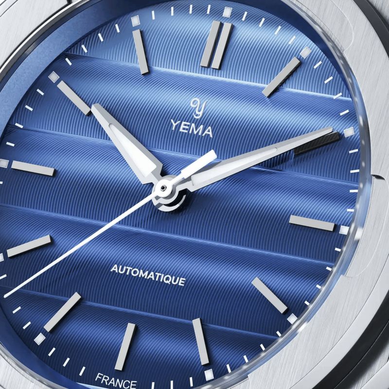 Montre Yema Wristmaster Traveller Bleue YWTR24-GMS - Lepage
