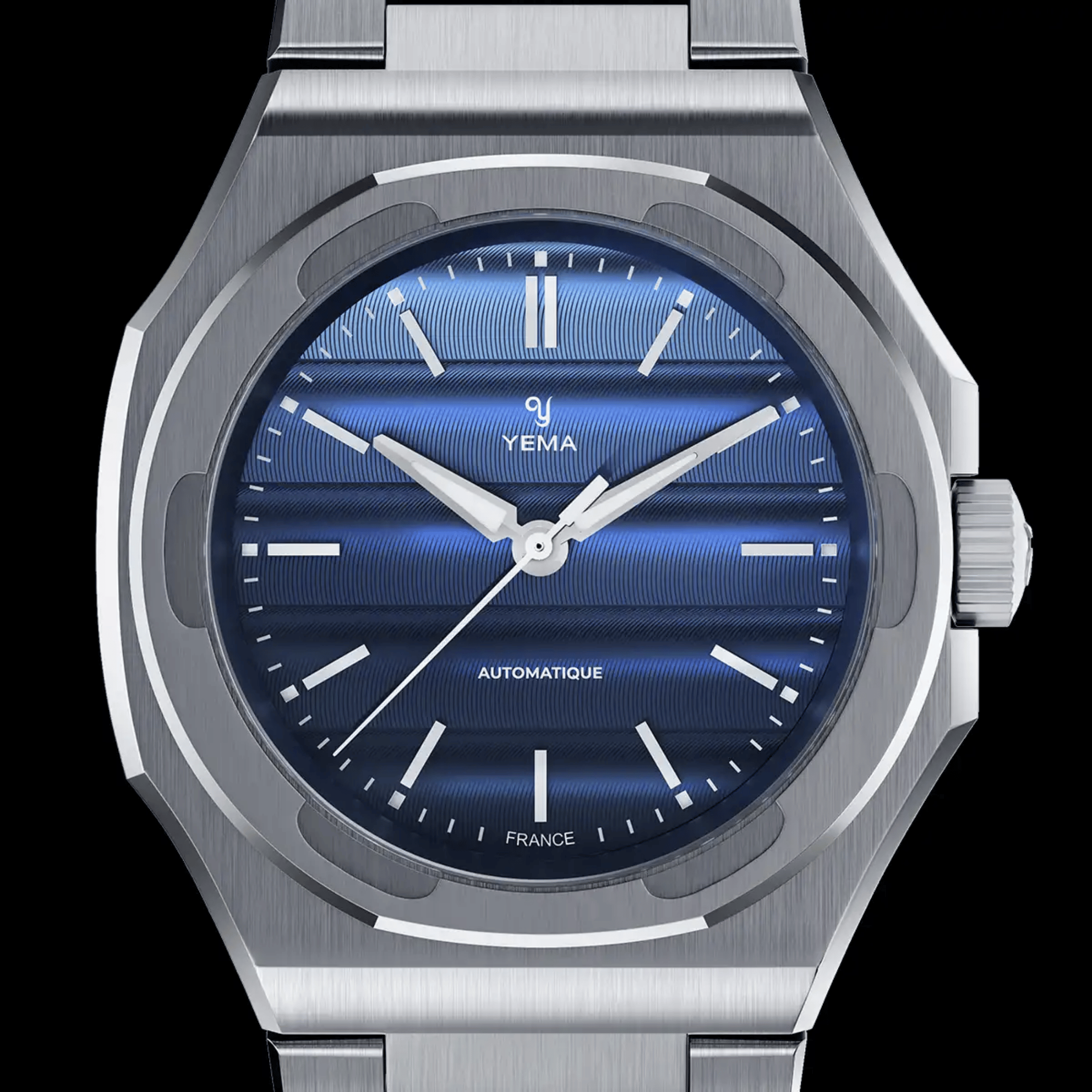 Montre Yema Wristmaster Traveller Bleue YWTR24-GMS - Lepage