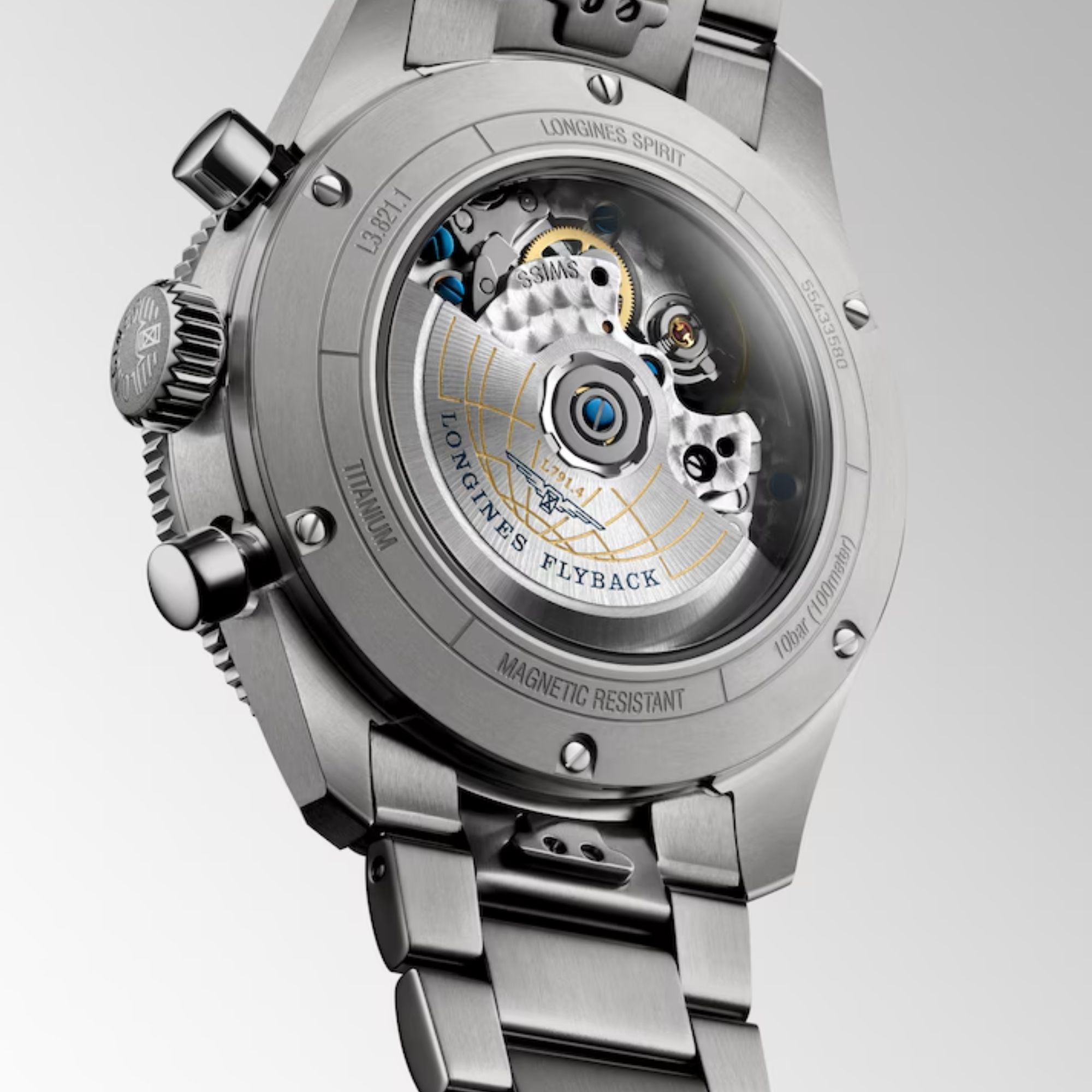 Longines Spirit Flyback Titanium 42 mm L3.821.1.53.6 - Lepage