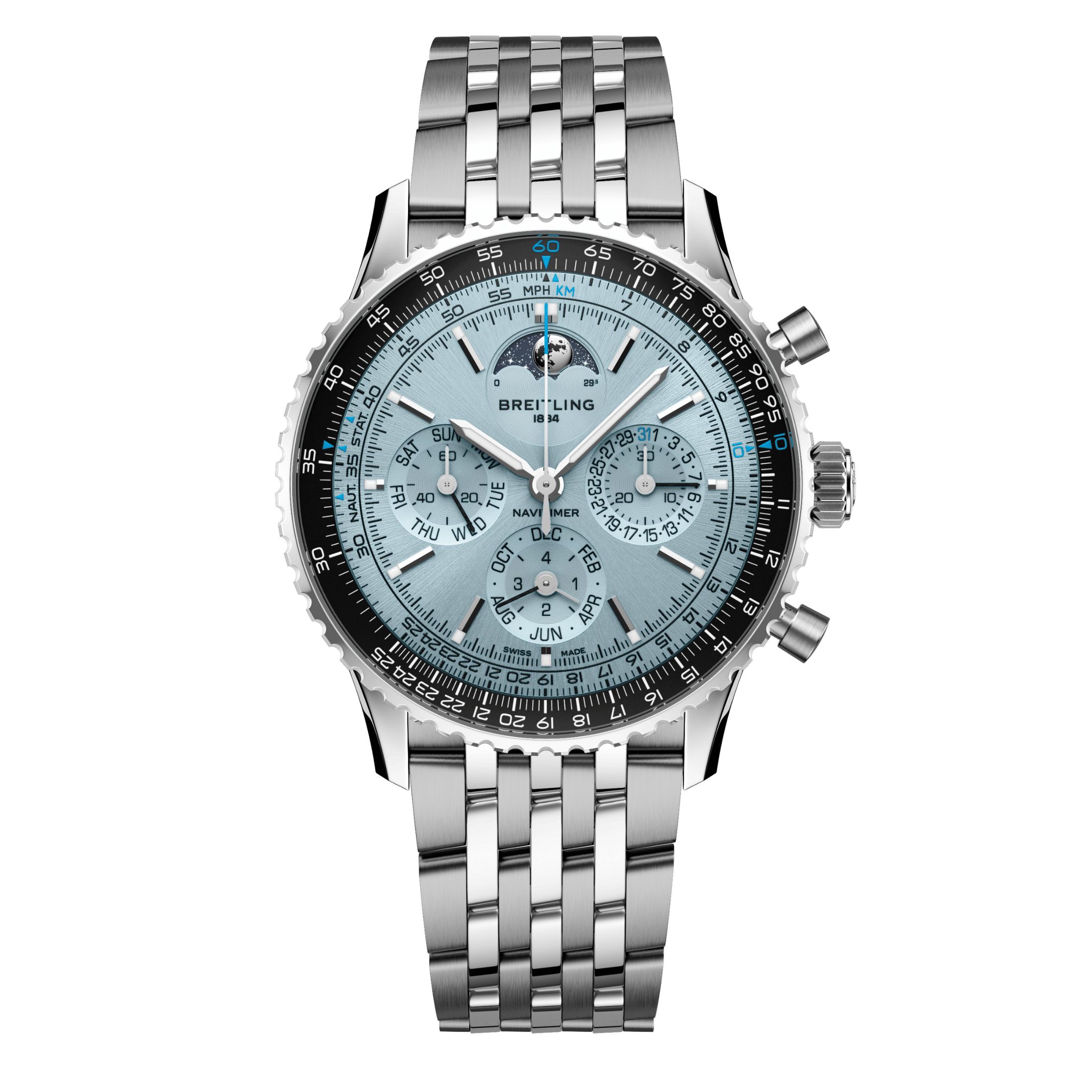 Breitling Navitimer B19 Chronograph 43 Perpetual Calendar PB1920251C1A1 ...