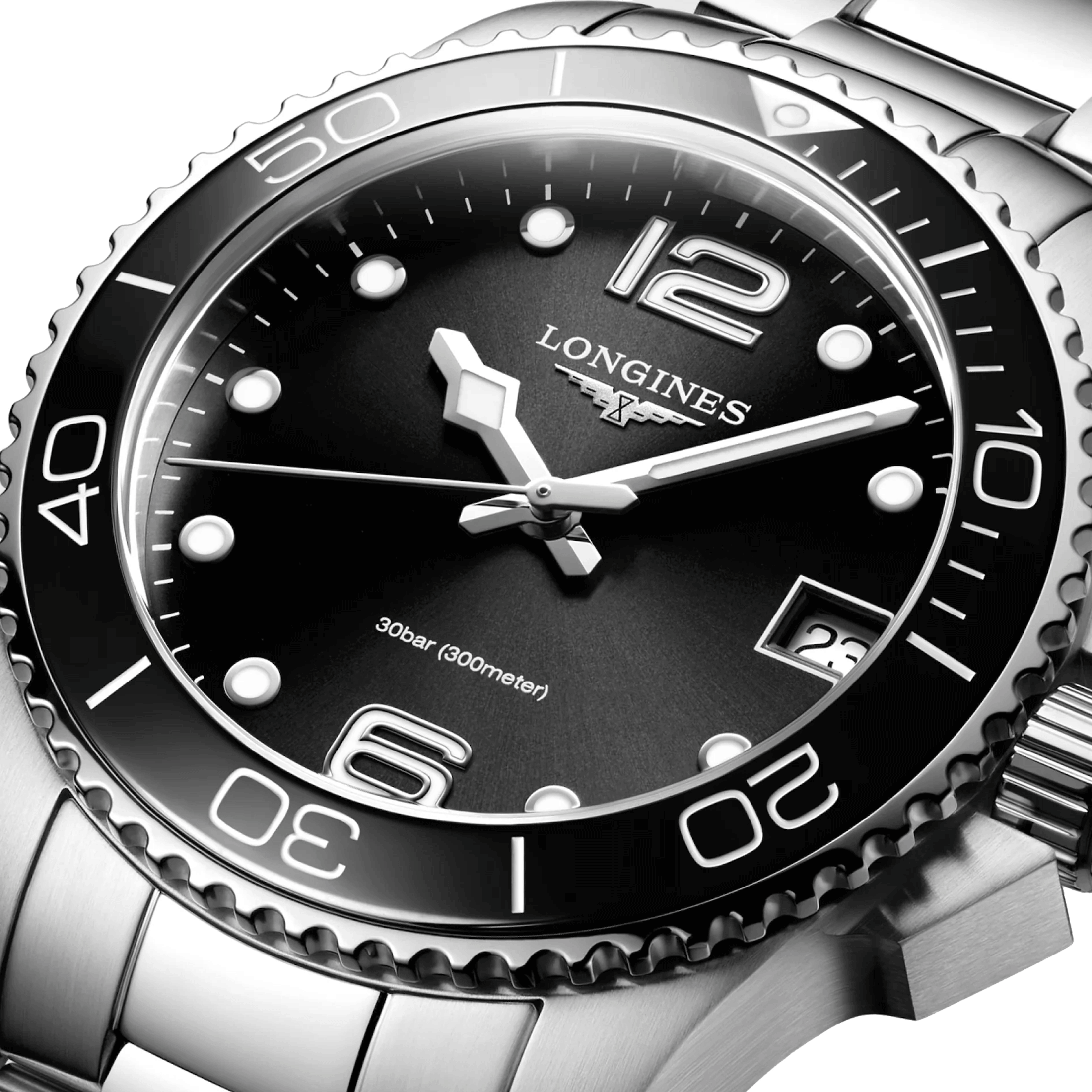 Longines Hydroconquest quartz 32 mm Watch L3.370.4.56.6 - Lepage