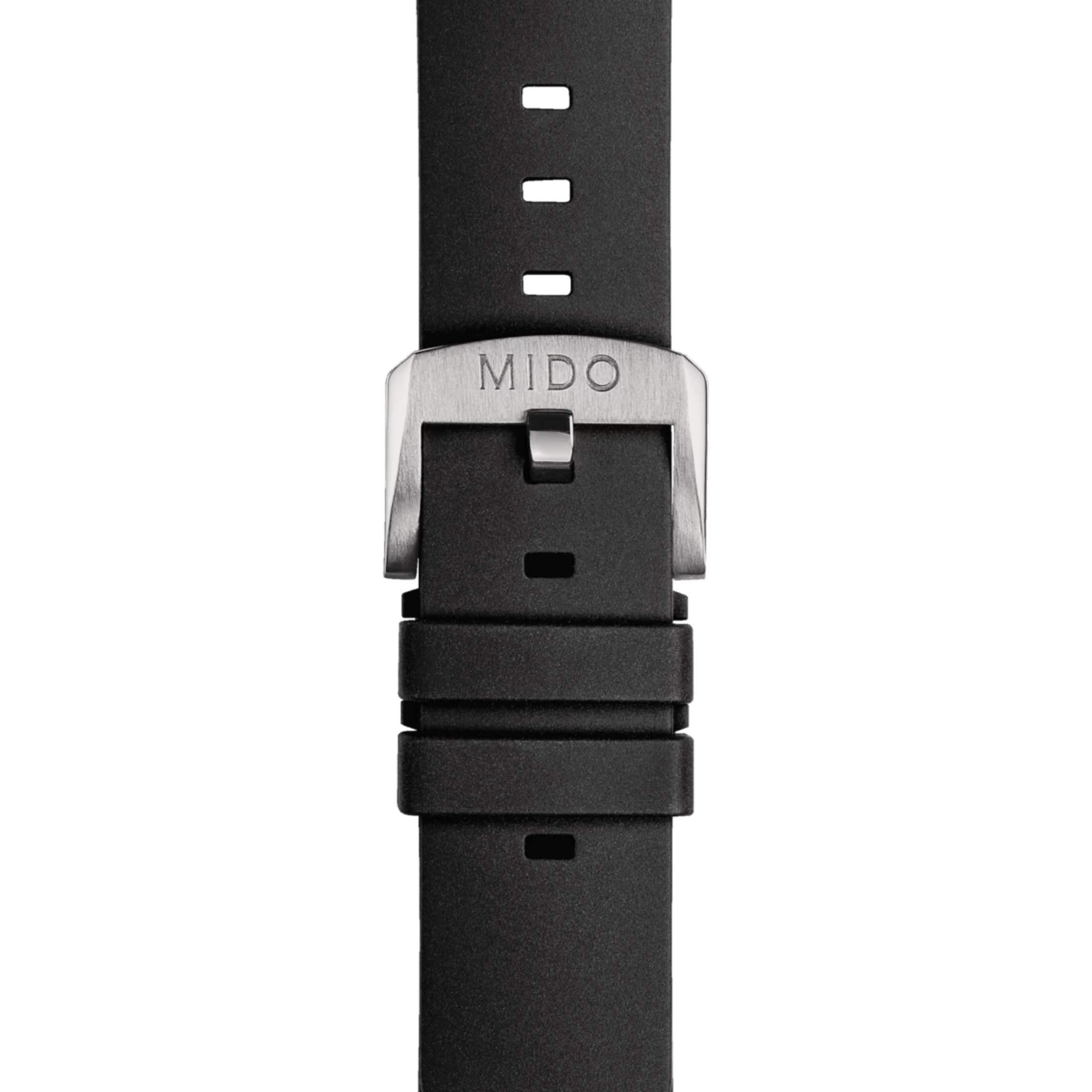 Mido Multifort TV rubber orange Strap 40 M603018730 - Lepage