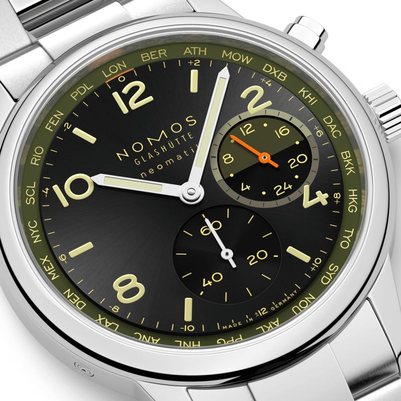 Nomos Club Sport Neomatik Worldtimer "Night Navigation" Vector - Lepage