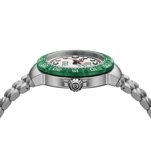 TAG Heuer Formula 1 Solargraph white and black dial steel bracelet 38 ...
