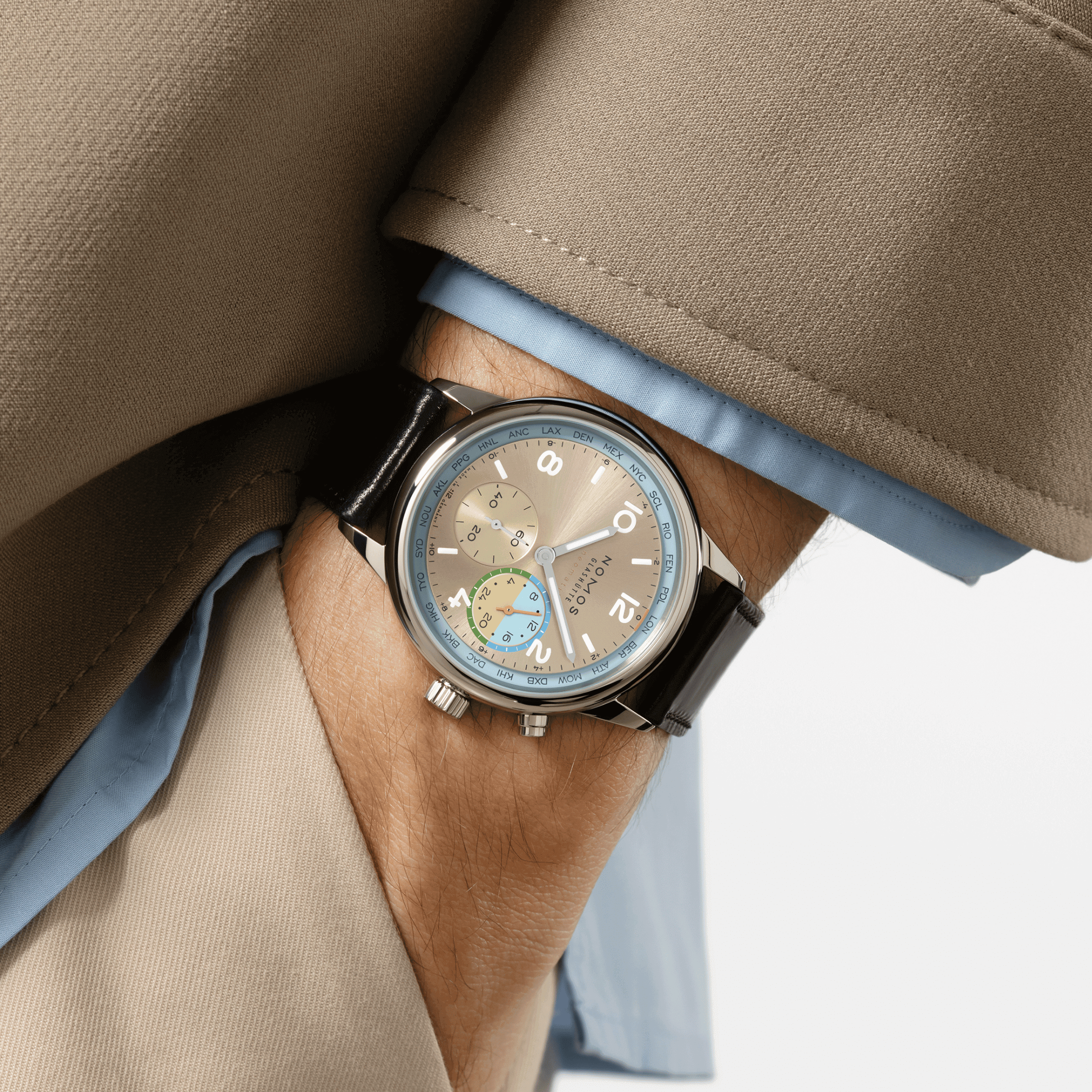 Nomos Club Sport Neomatik Worldtimer "Roam" 790.S10 - Lepage