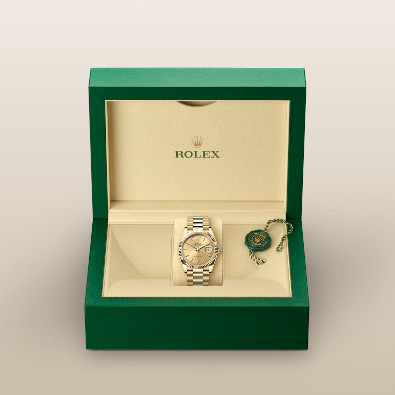 Rolex Day-Date 36 Oyster, 36 mm, or jaune M128238-0045